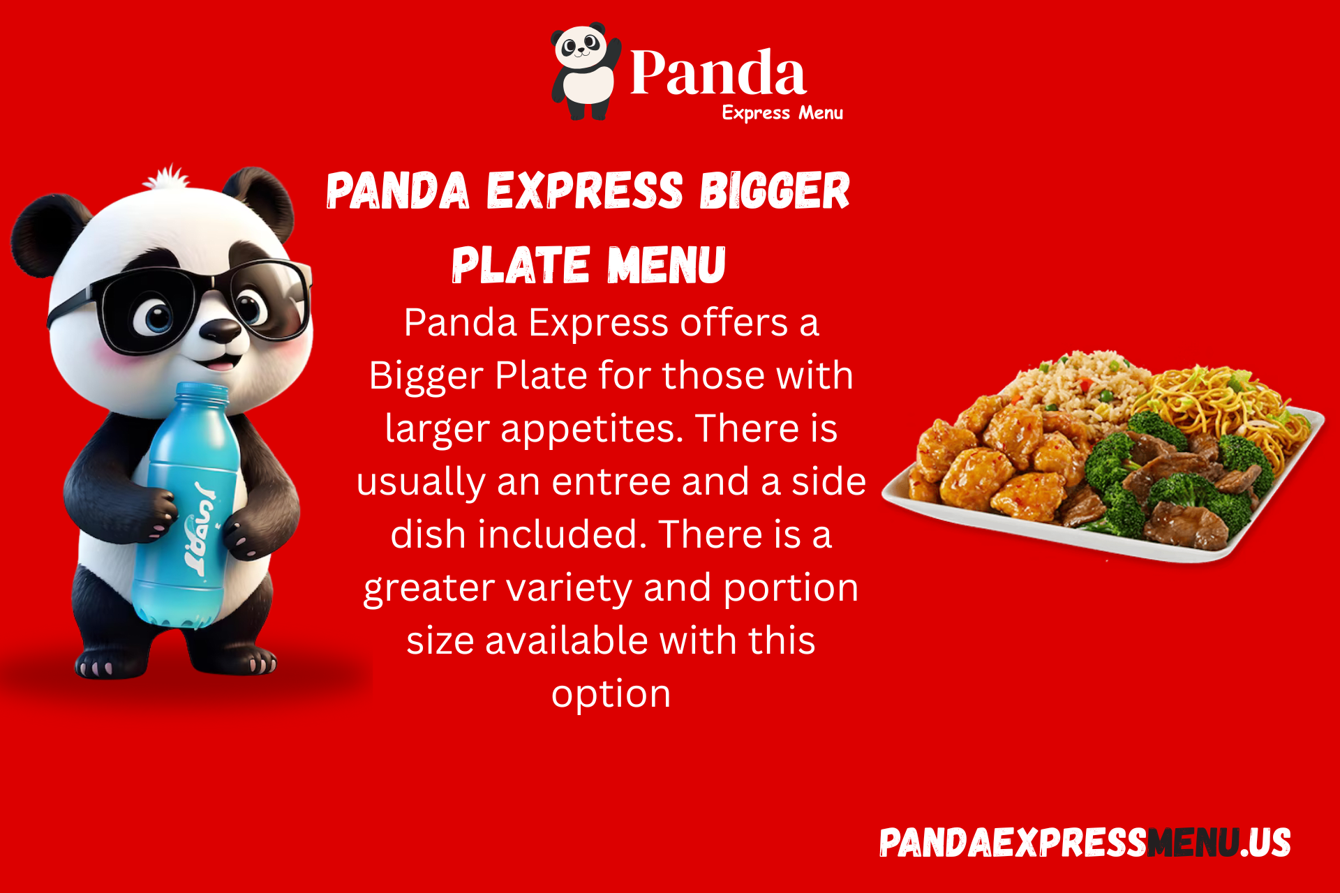 Order Panda Express Bigger Plate Menu with Prices 2025
